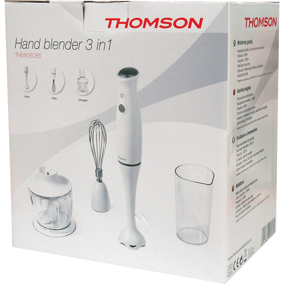 Thomson THMX06085 Mikser štapni, 200W, sa dvije posude, Bijeli | Online ...
