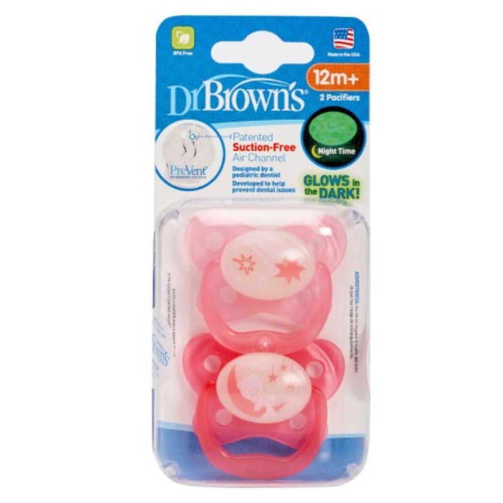 DrBrowns Silikonska svjetleća cucla pv32007, Roza | Online prodaja ...