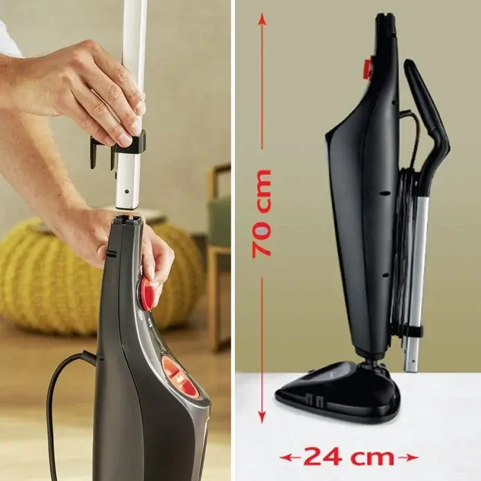 VILEDA Paročistač Steam Plus, 1550 W, 0.4 l, Crni | Online prodaja ...